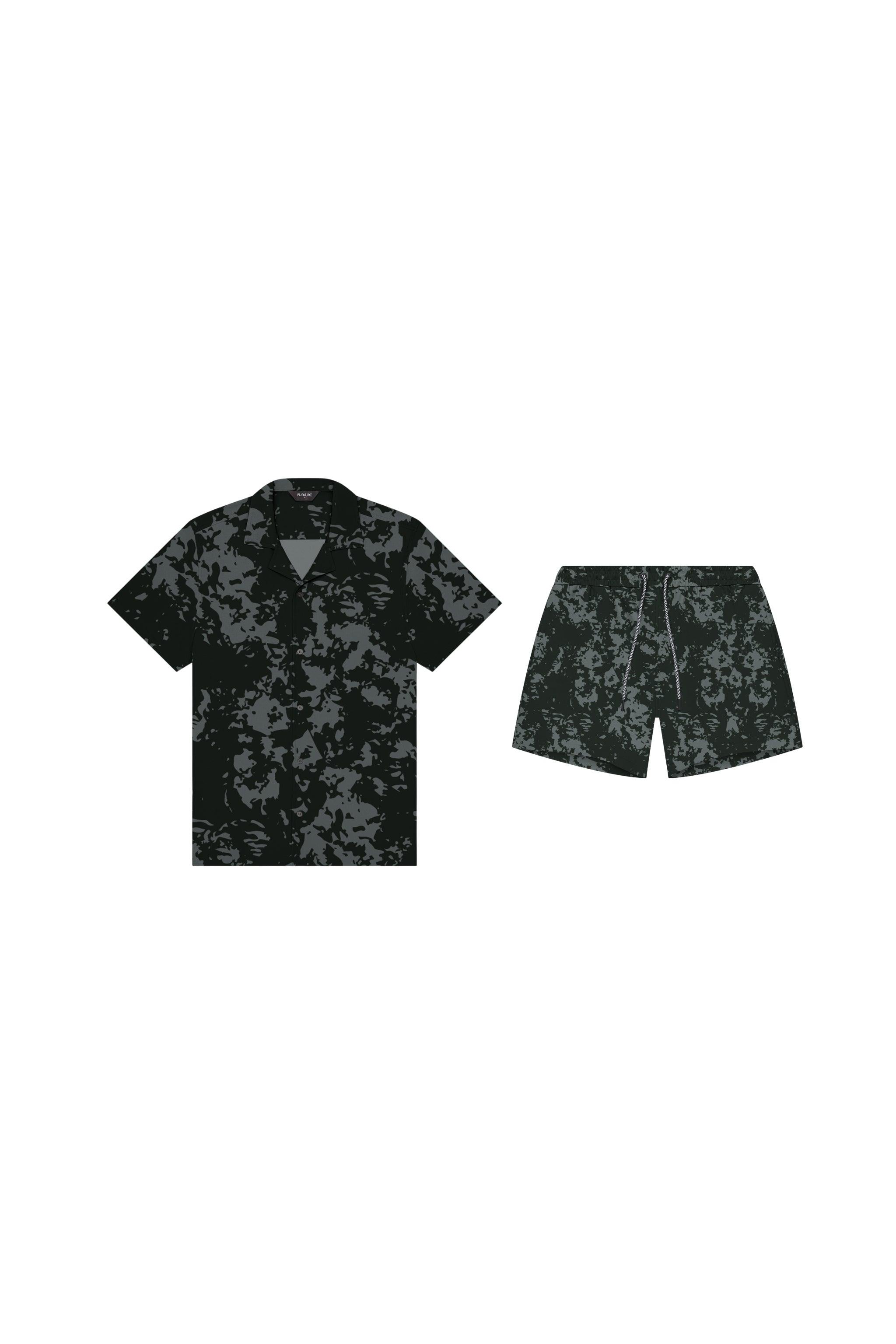 Saint Tropez Cabana Set Charcoal Haze | Cabana Sets | PLAYALUXE
